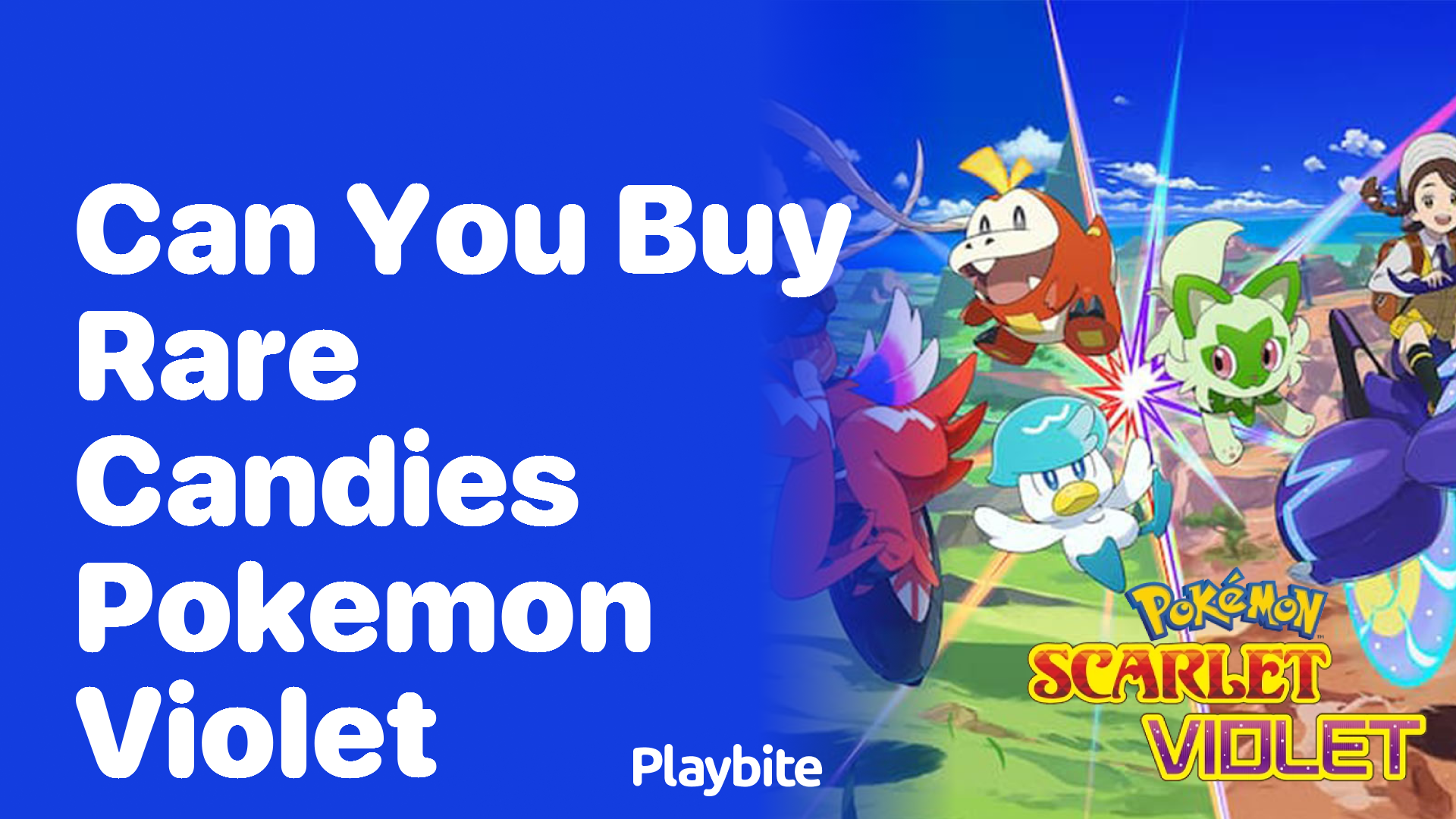 Can you buy Rare Candies in Pokemon Violet? - Playbite
