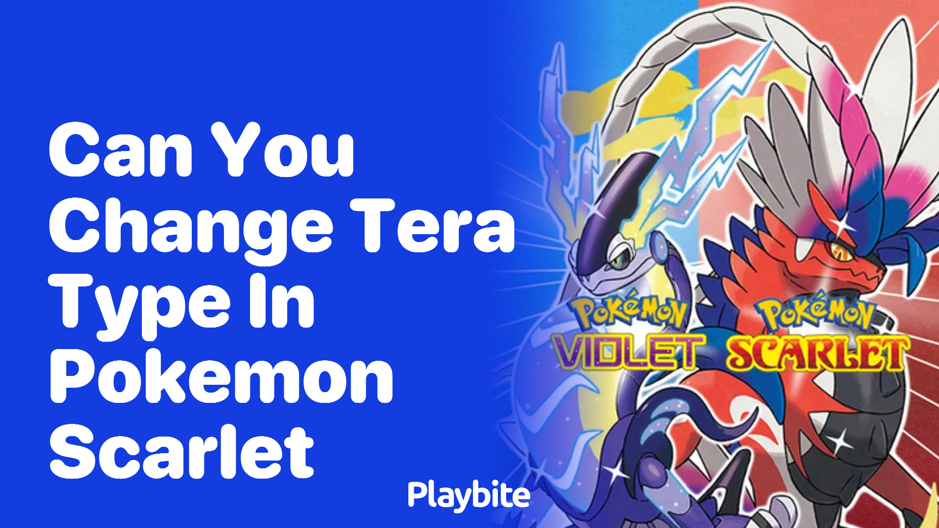 Can you change Tera Type in Pokemon Scarlet? - Playbite