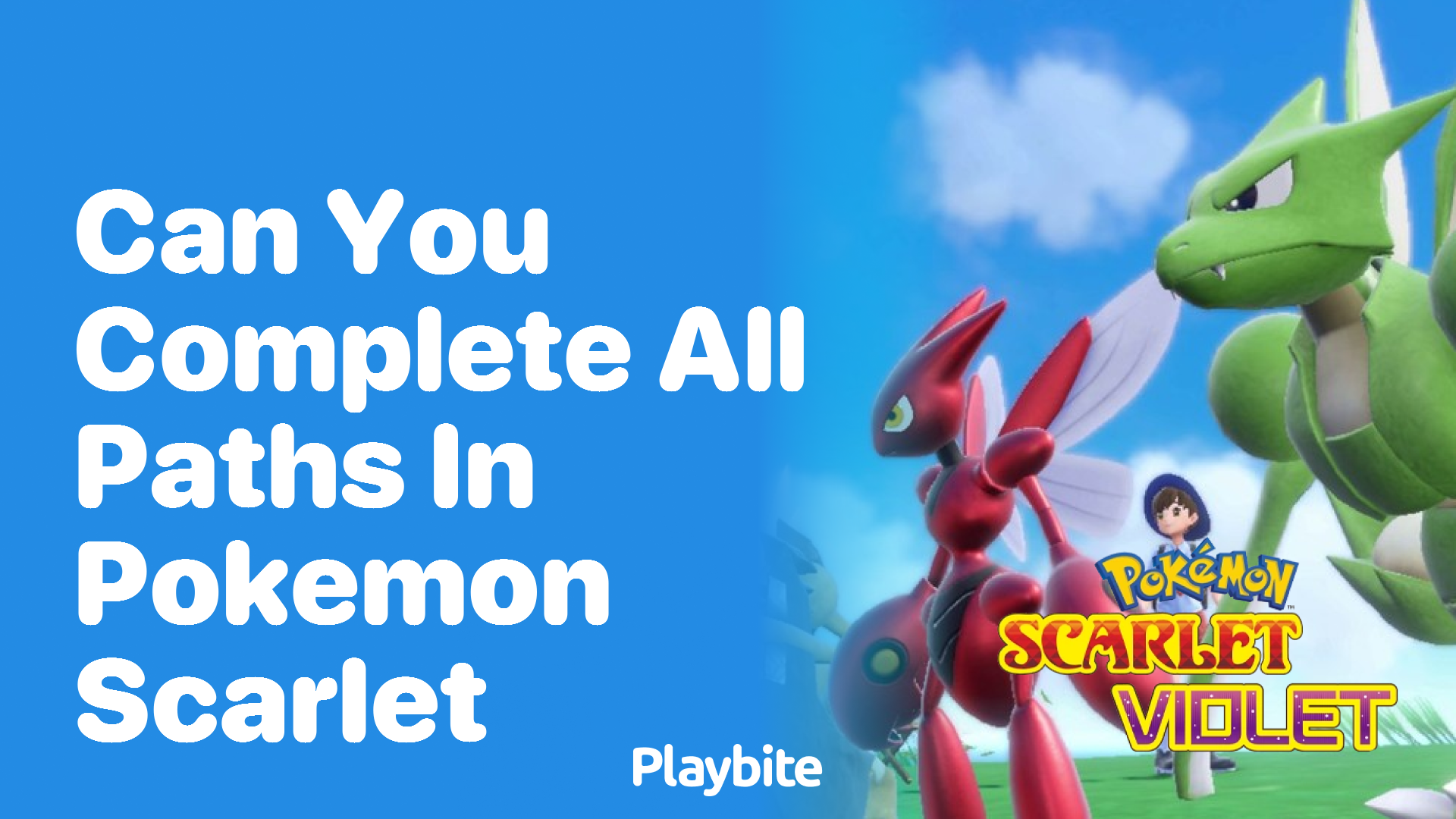 Can you complete all paths in Pokemon Scarlet? - Playbite