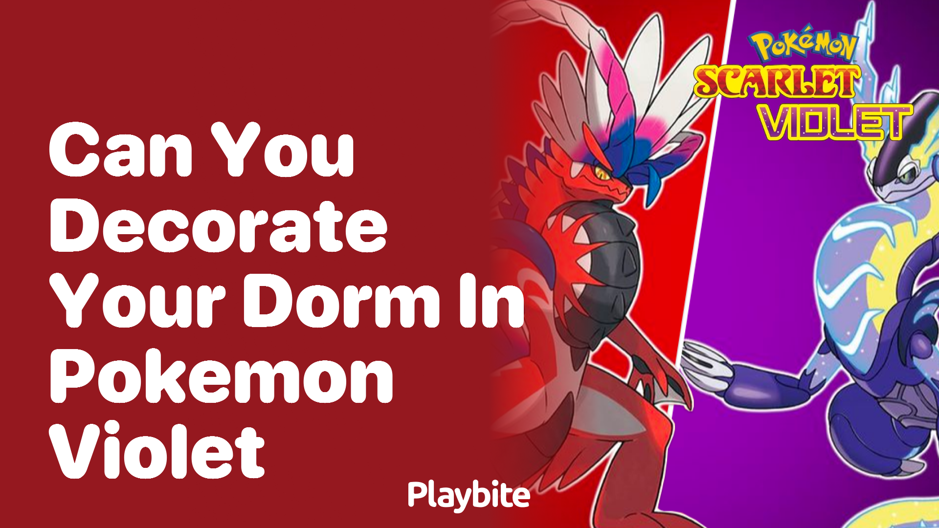 Can You Decorate Your Dorm in Pokemon Violet? - Playbite