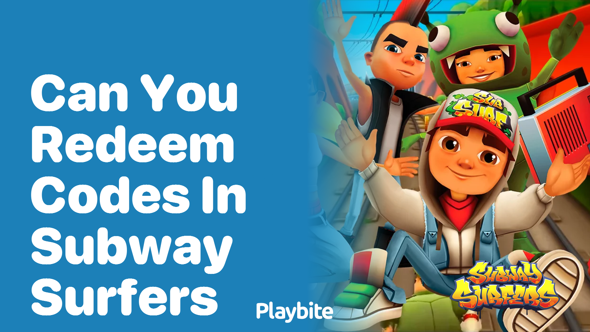 Can You Redeem Codes in Subway Surfers? - Playbite