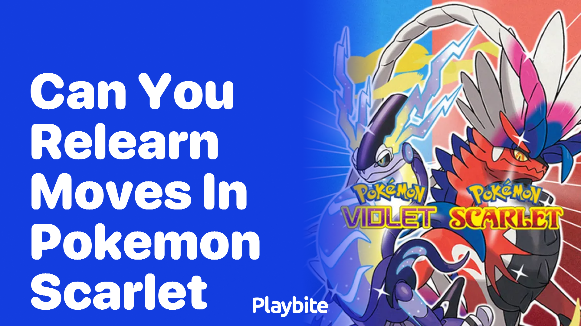 Can You Relearn Moves in Pokemon Scarlet? - Playbite