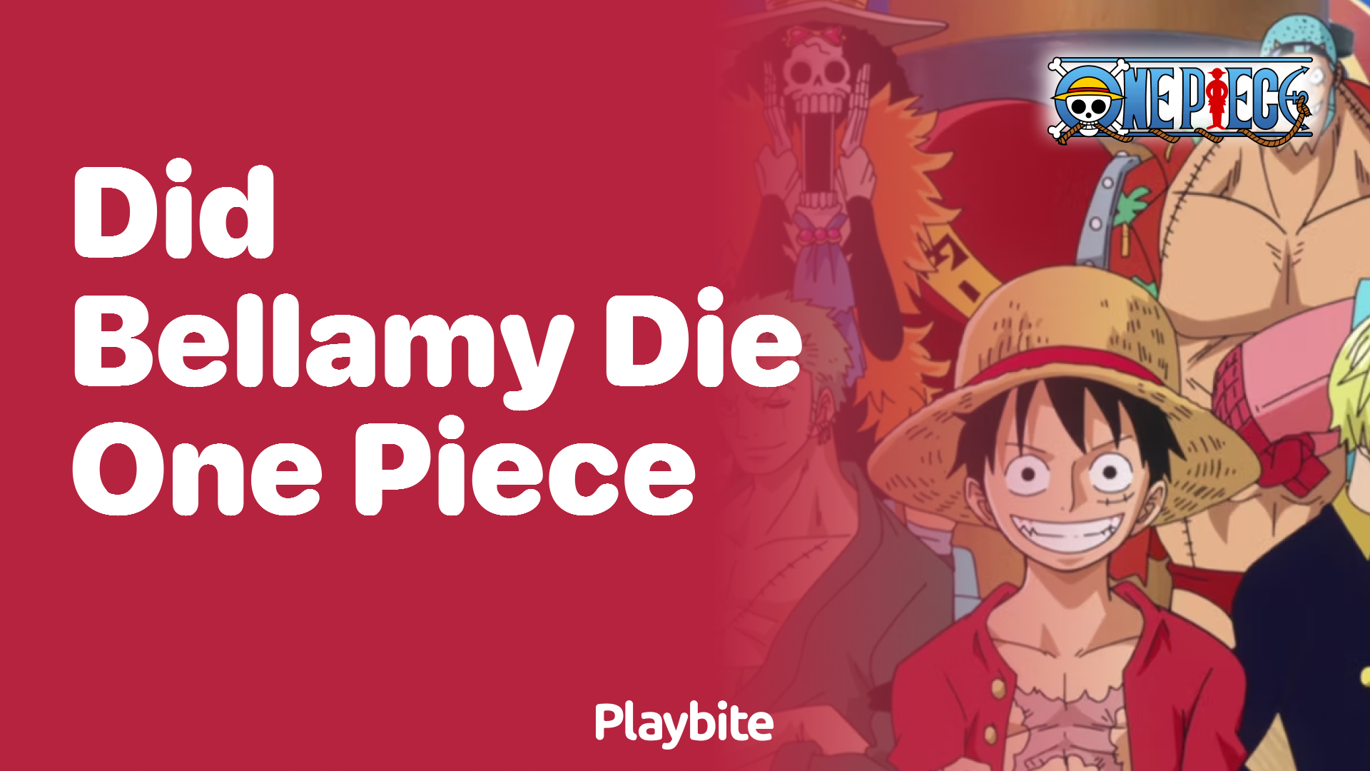 Did Bellamy Die in One Piece? Let's Find Out! - Playbite