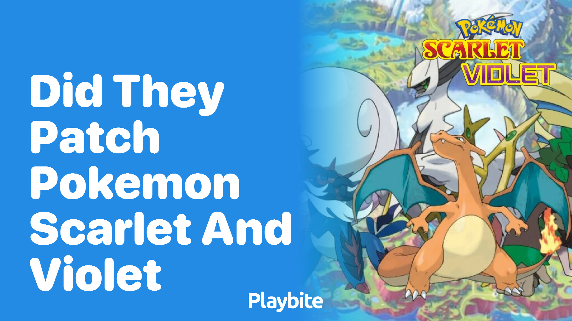 Did They Patch Pokemon Scarlet and Violet? - Playbite