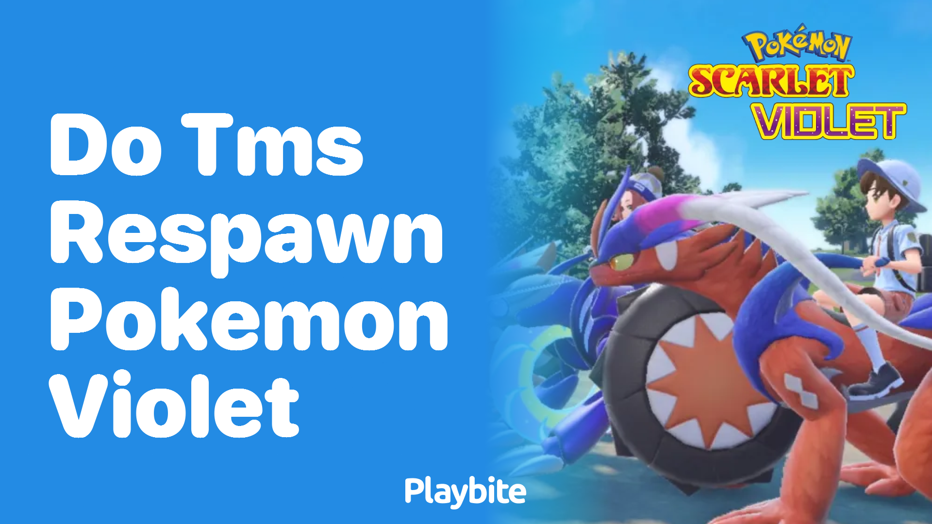 Do TMs respawn in Pokemon Violet? - Playbite