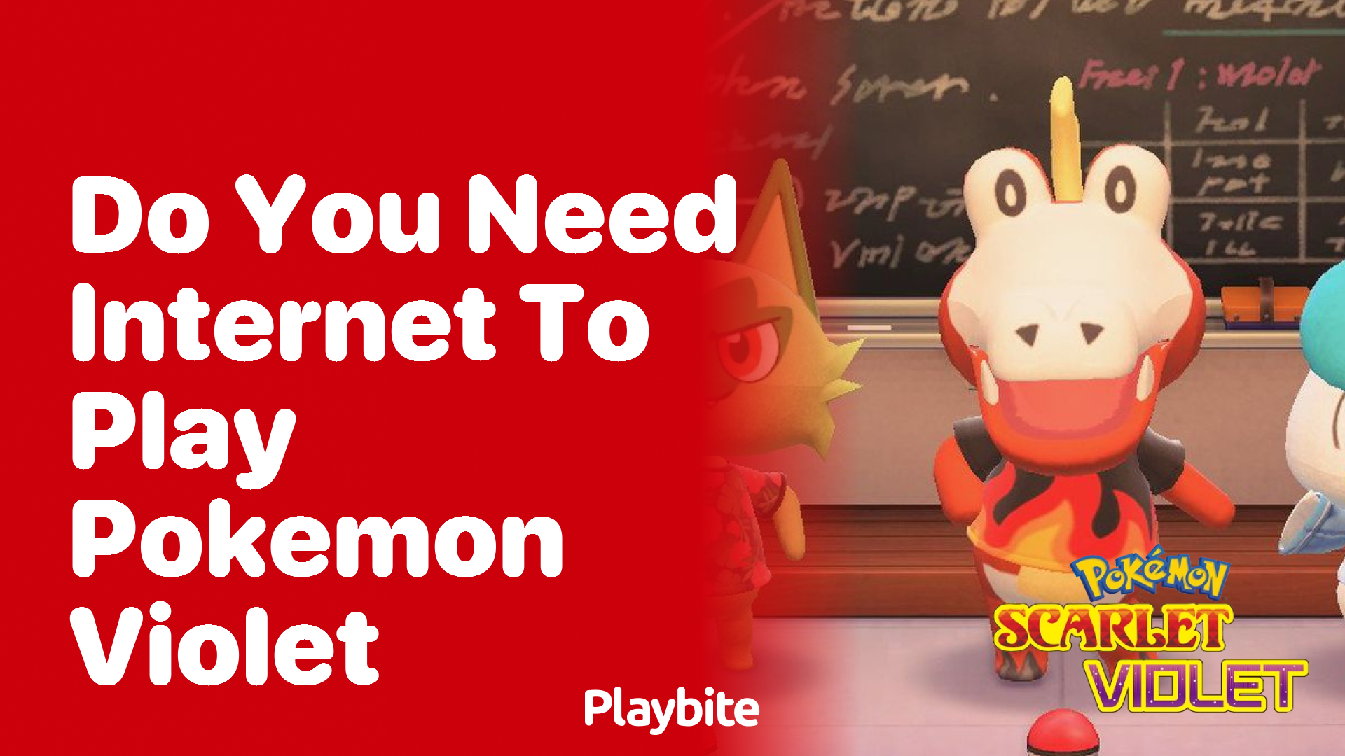 Do you need internet to play Pokemon Violet? - Playbite