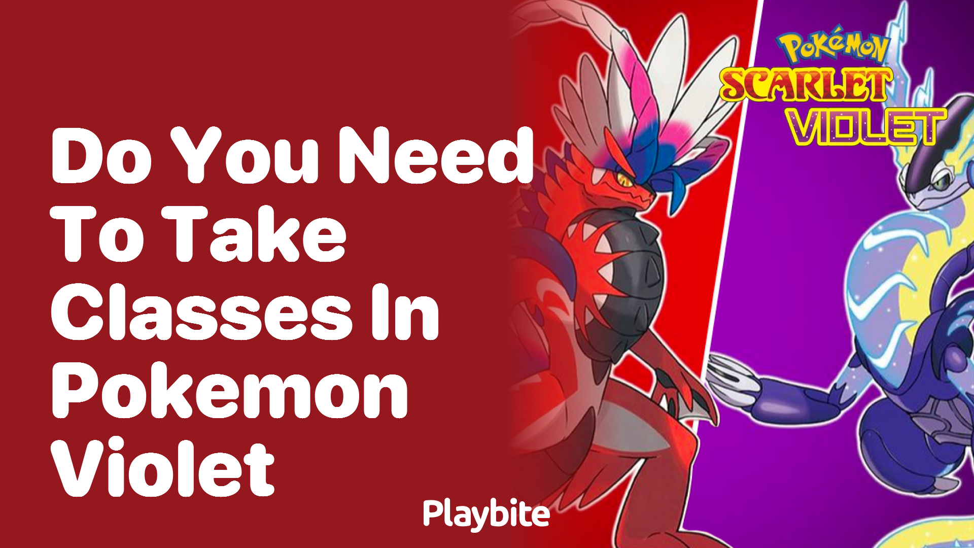 Do you need to take classes in Pokemon Violet? - Playbite