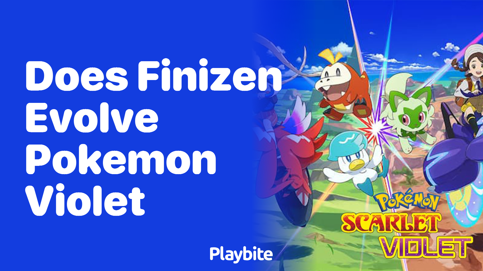 Does Finizen evolve in Pokemon Violet? - Playbite