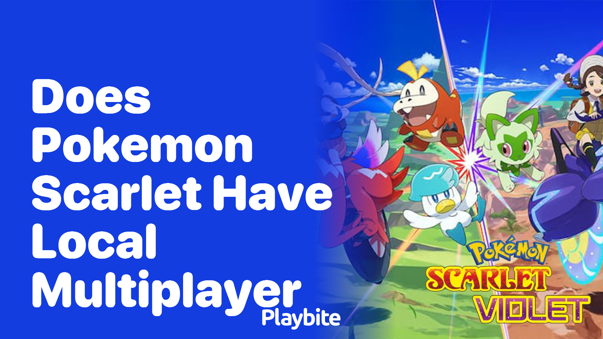 Does Pokemon Scarlet have local multiplayer? - Playbite