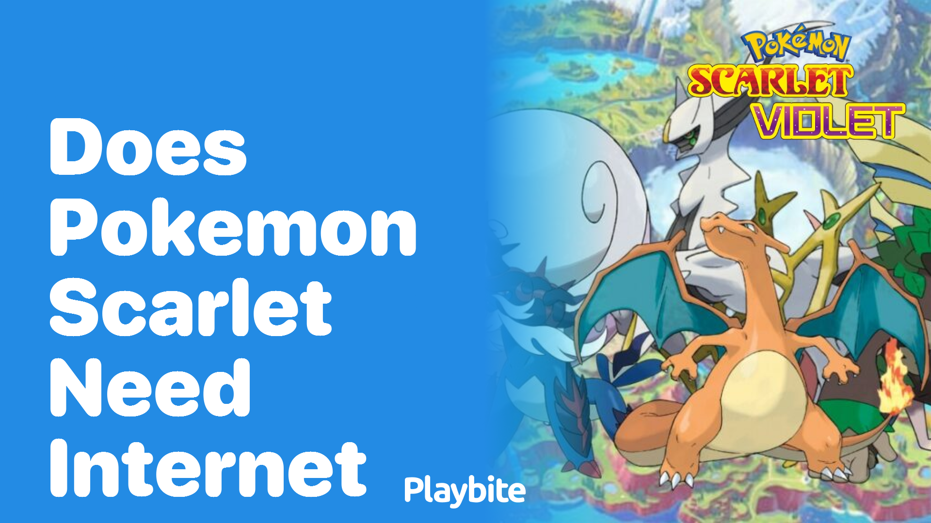 Does Pokemon Scarlet need internet to play? - Playbite