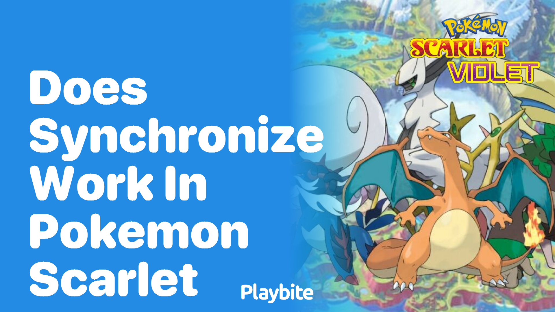 Does Synchronize work in Pokemon Scarlet? - Playbite