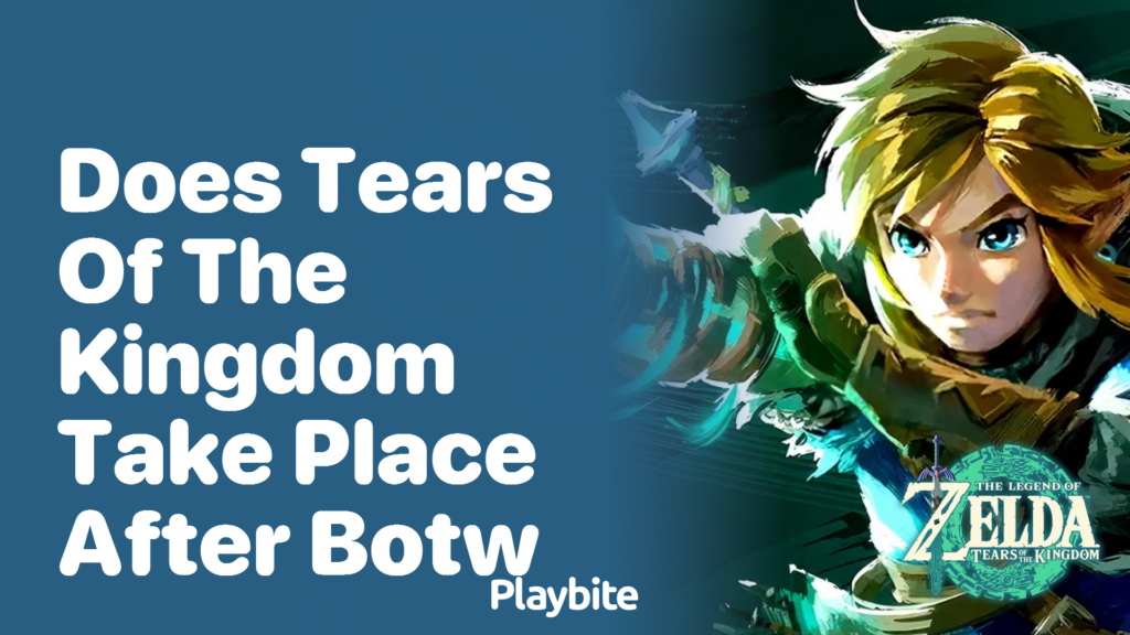 Does Tears of the Kingdom Take Place After BOTW? - Playbite