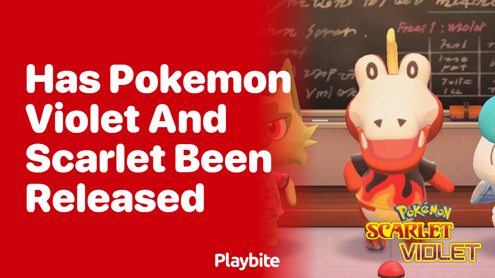 Has Pokemon Violet and Scarlet been released? - Playbite