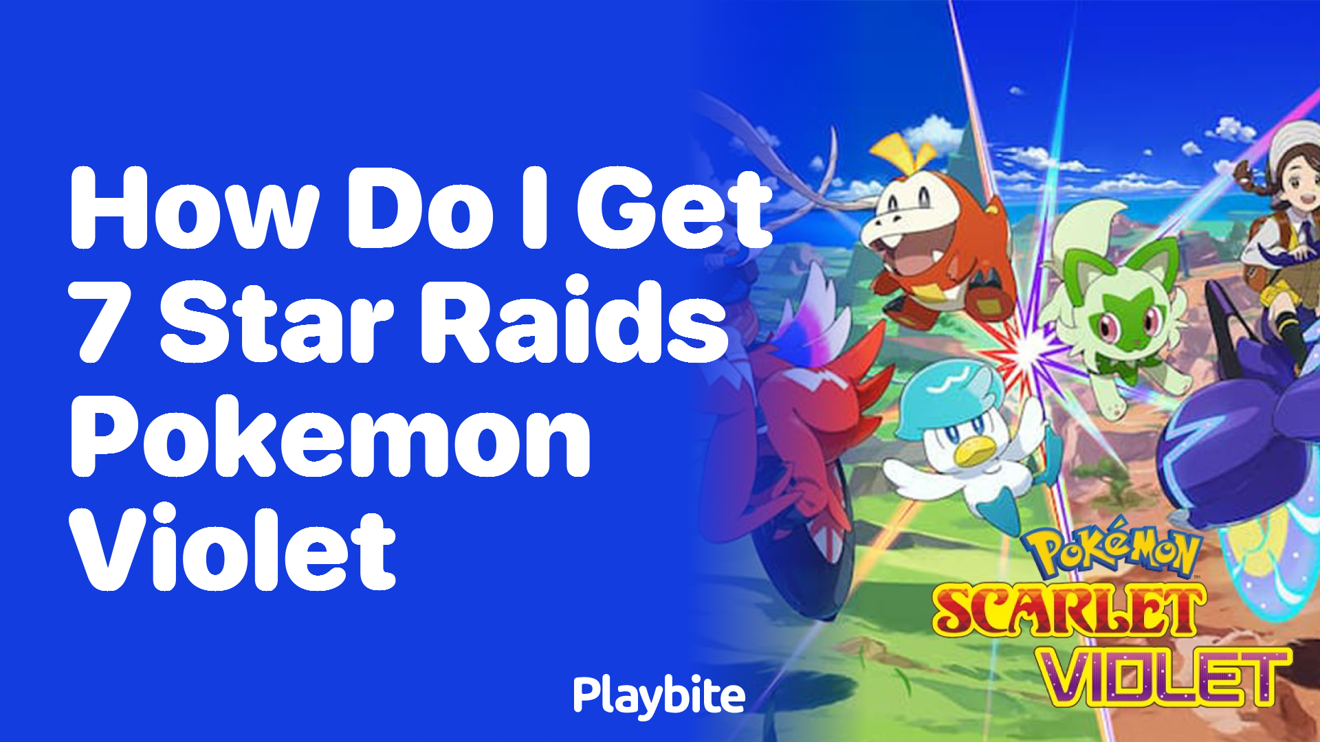 How do I get 7-star raids in Pokemon Violet? - Playbite