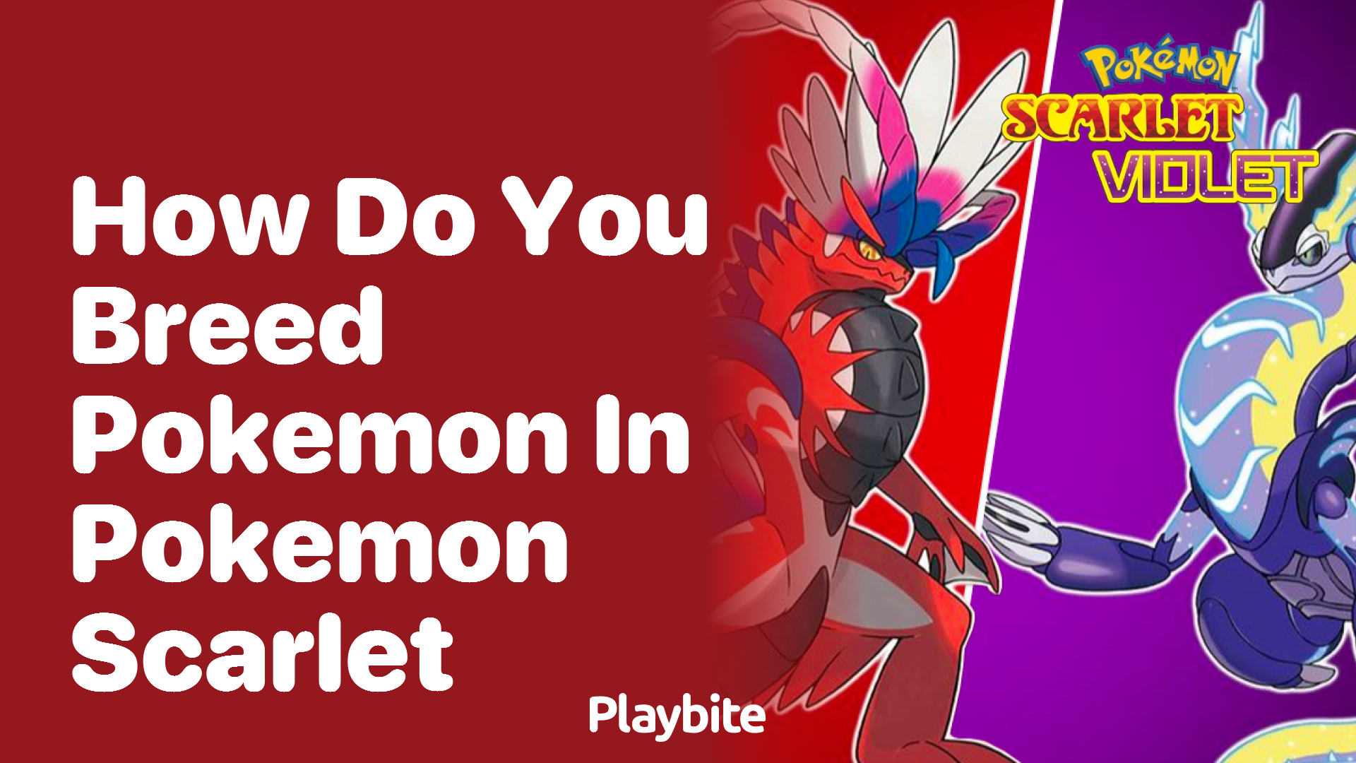 How Do You Breed Pokemon in Pokemon Scarlet? - Playbite