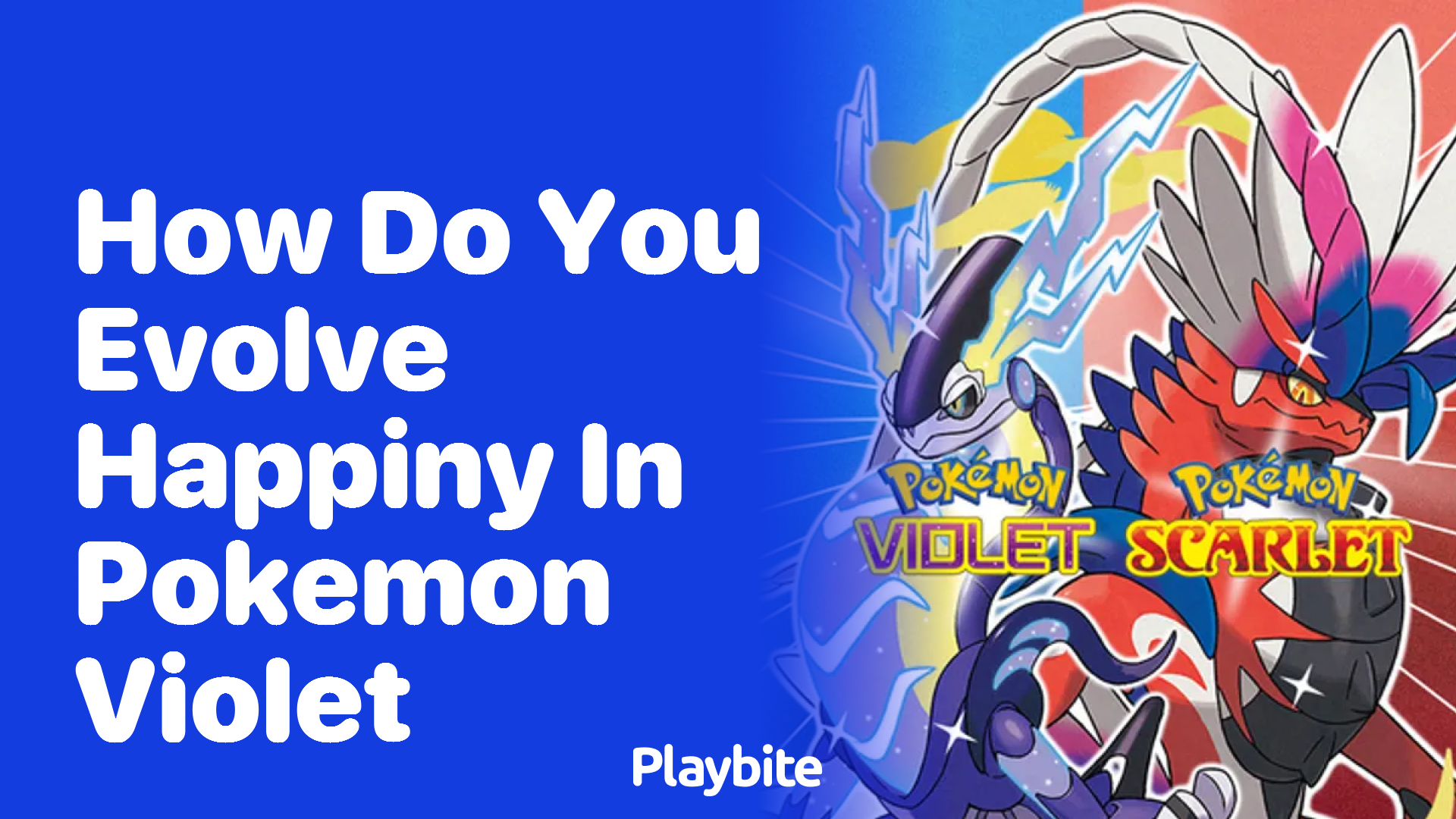 How do you evolve Happiny in Pokemon Violet? - Playbite
