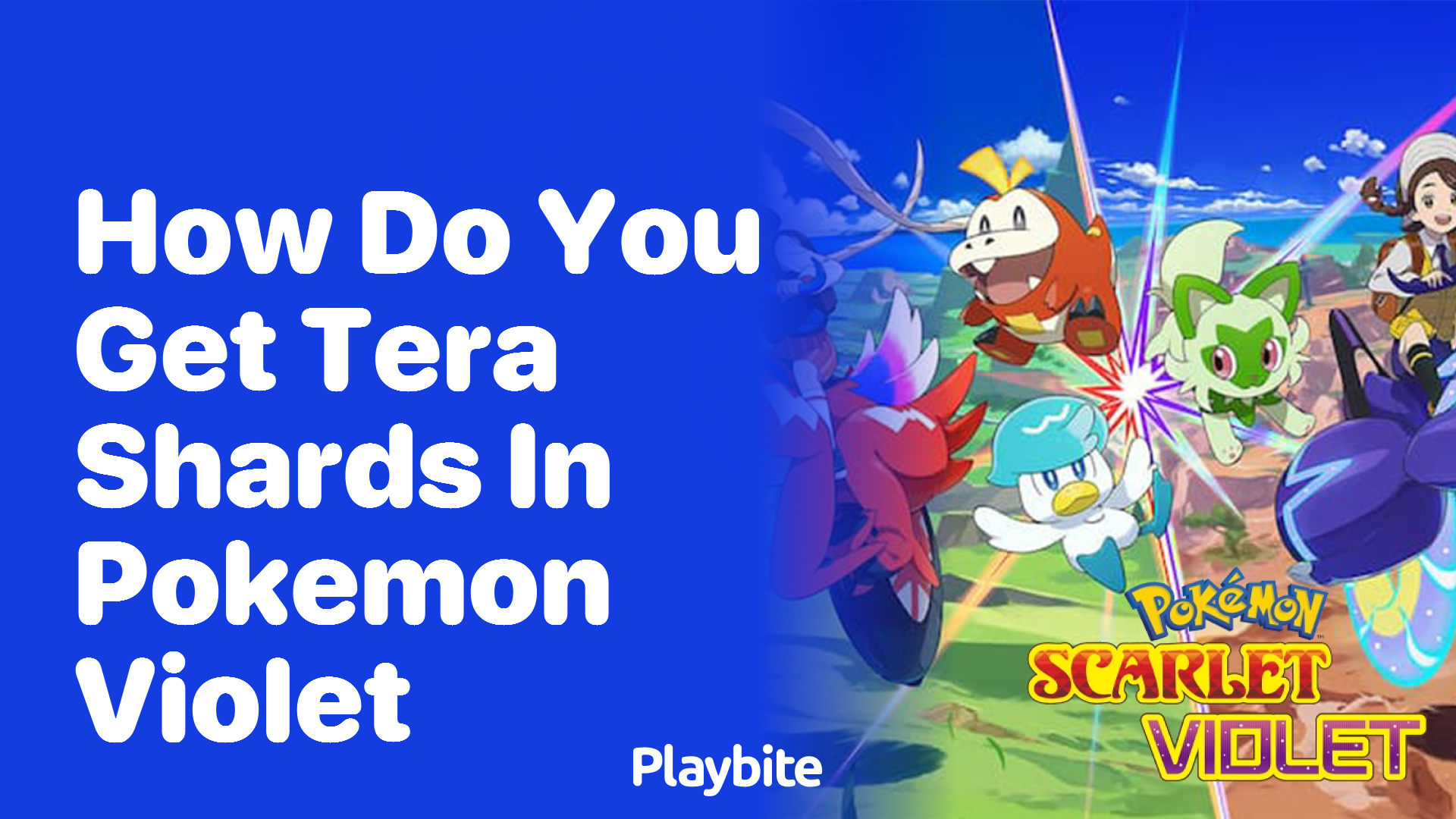 How do you get Tera Shards in Pokemon Violet? - Playbite