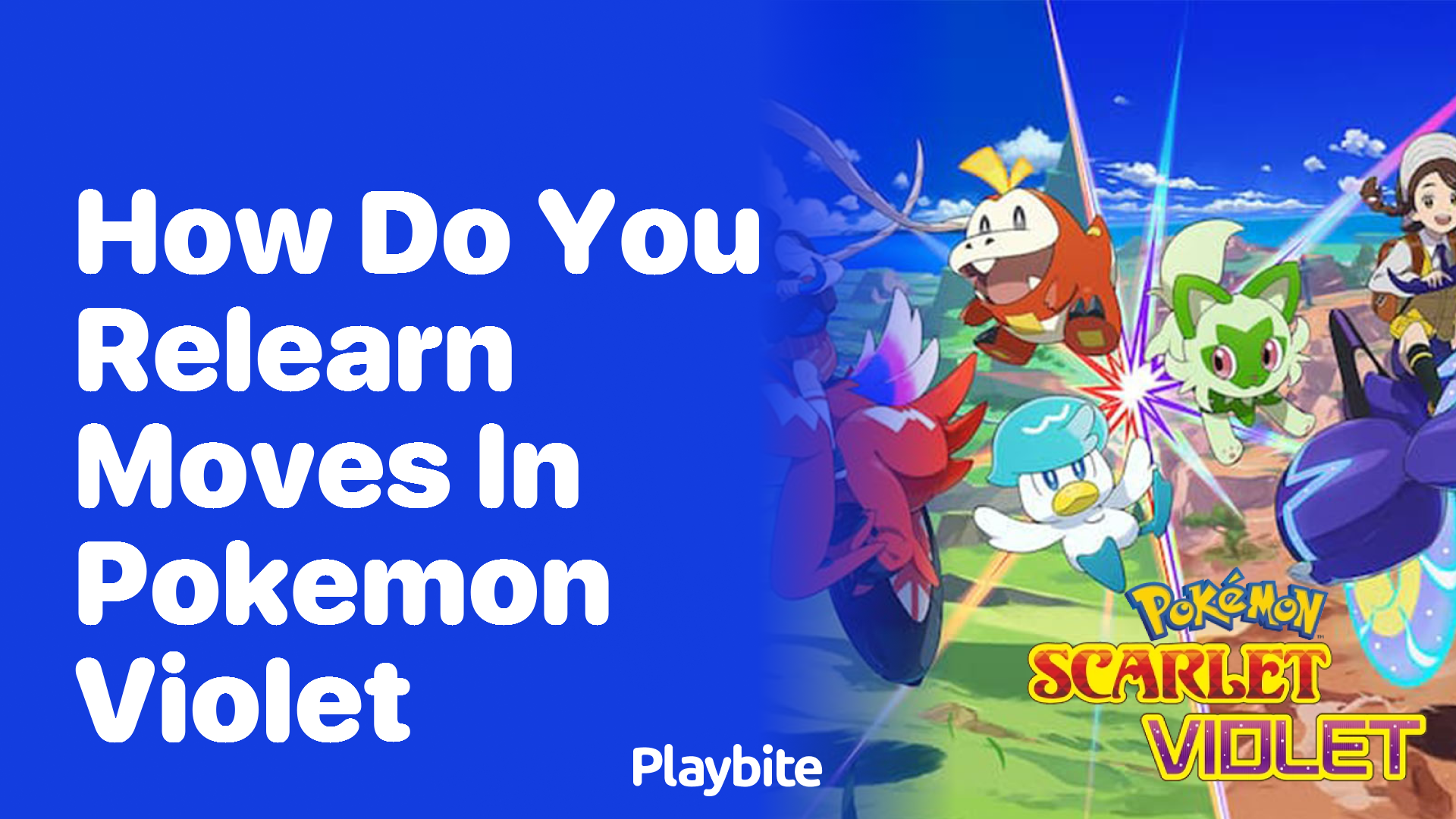 How do you relearn moves in Pokemon Violet? - Playbite