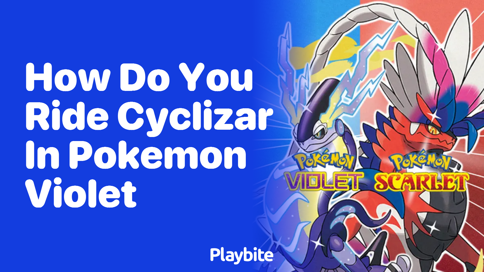 How do you ride Cyclizar in Pokemon Violet? - Playbite