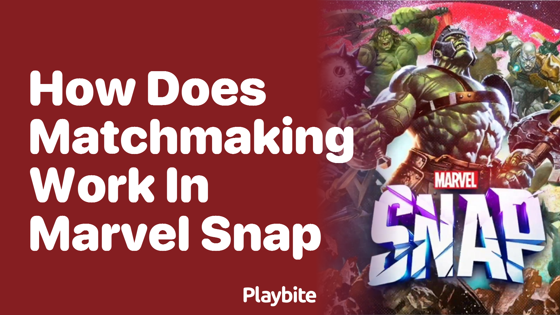How does matchmaking work in Marvel Snap? - Playbite