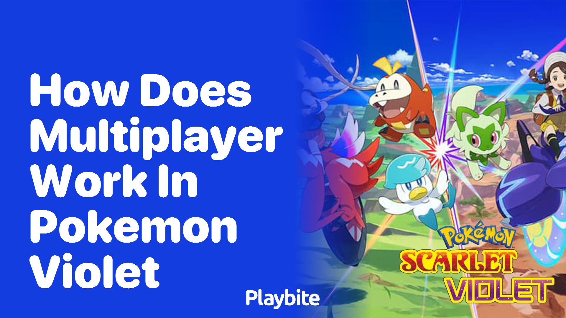 How does Multiplayer Work in Pokemon Violet? - Playbite