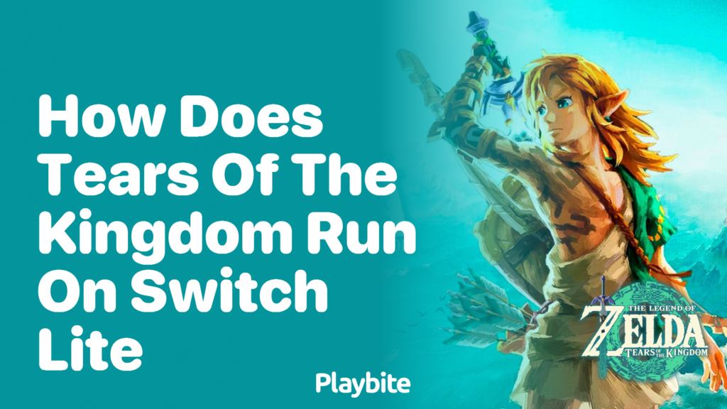 How Does Tears of the Kingdom Run on Switch Lite? - Playbite