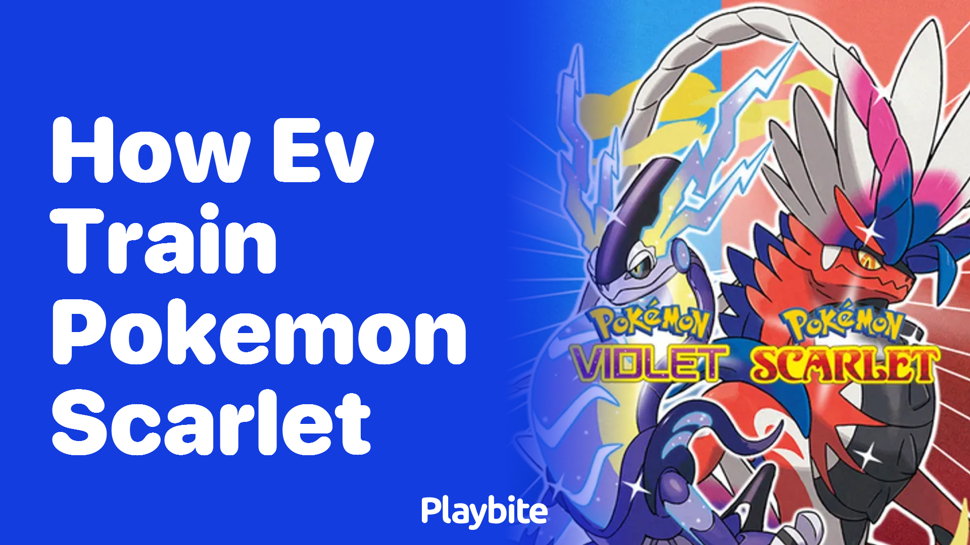 How to EV train in Pokemon Scarlet - Playbite