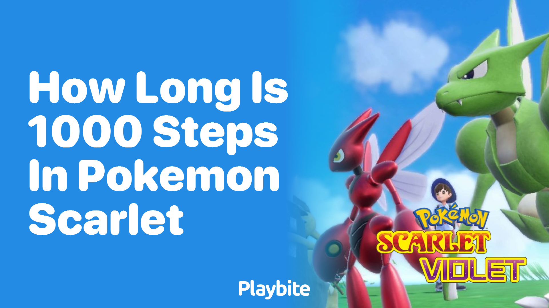 How long is 1000 steps in Pokemon Scarlet? - Playbite