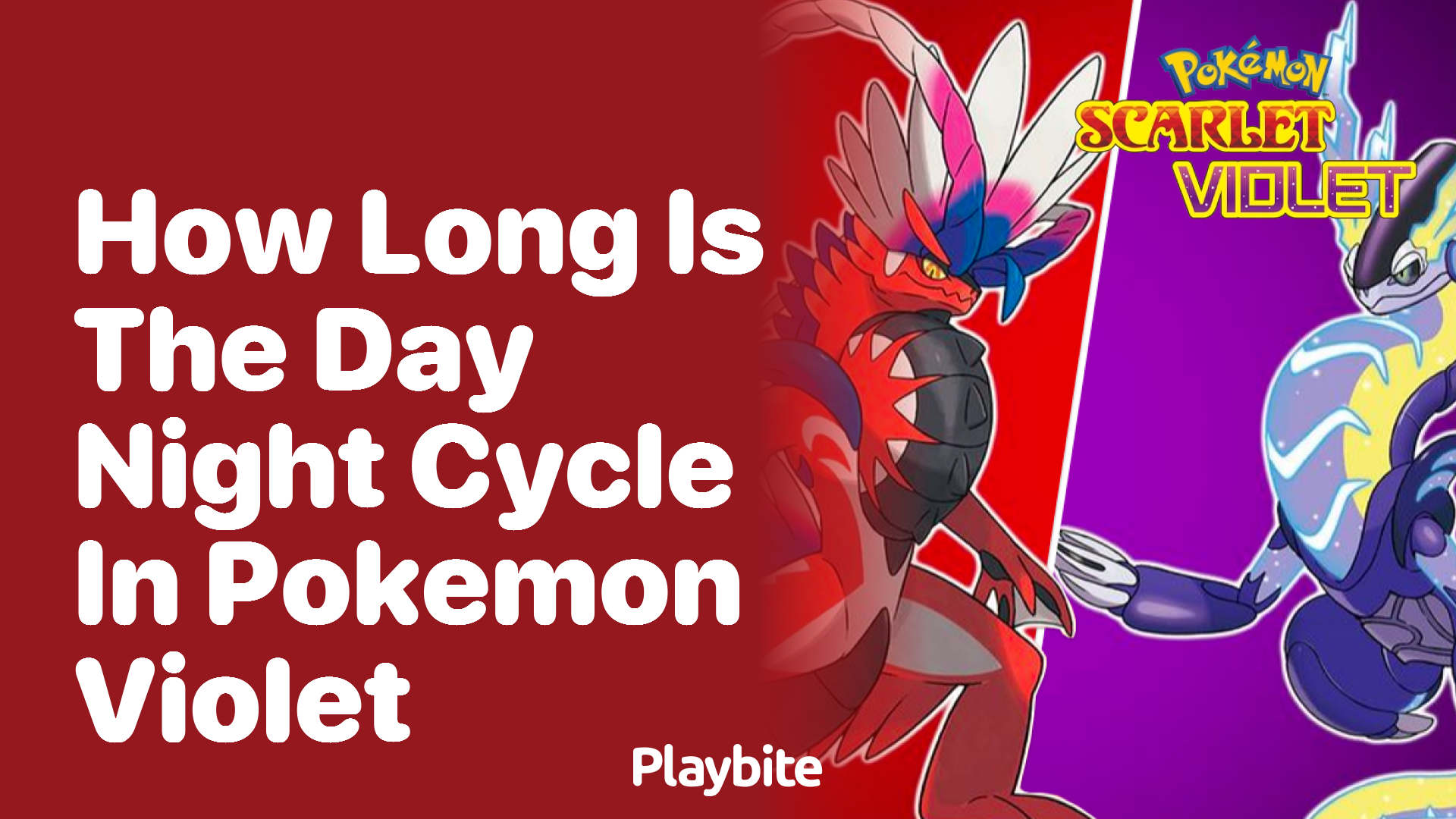 How long is the day-night cycle in Pokemon Violet? - Playbite