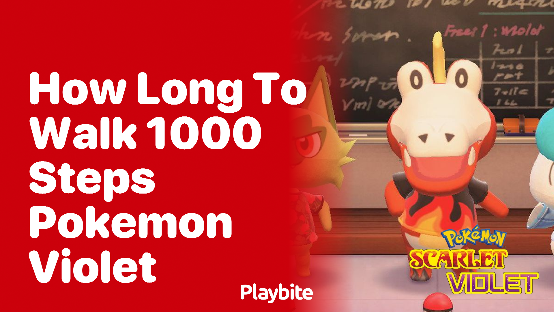 How long does it take to walk 1000 steps in Pokemon Violet? - Playbite