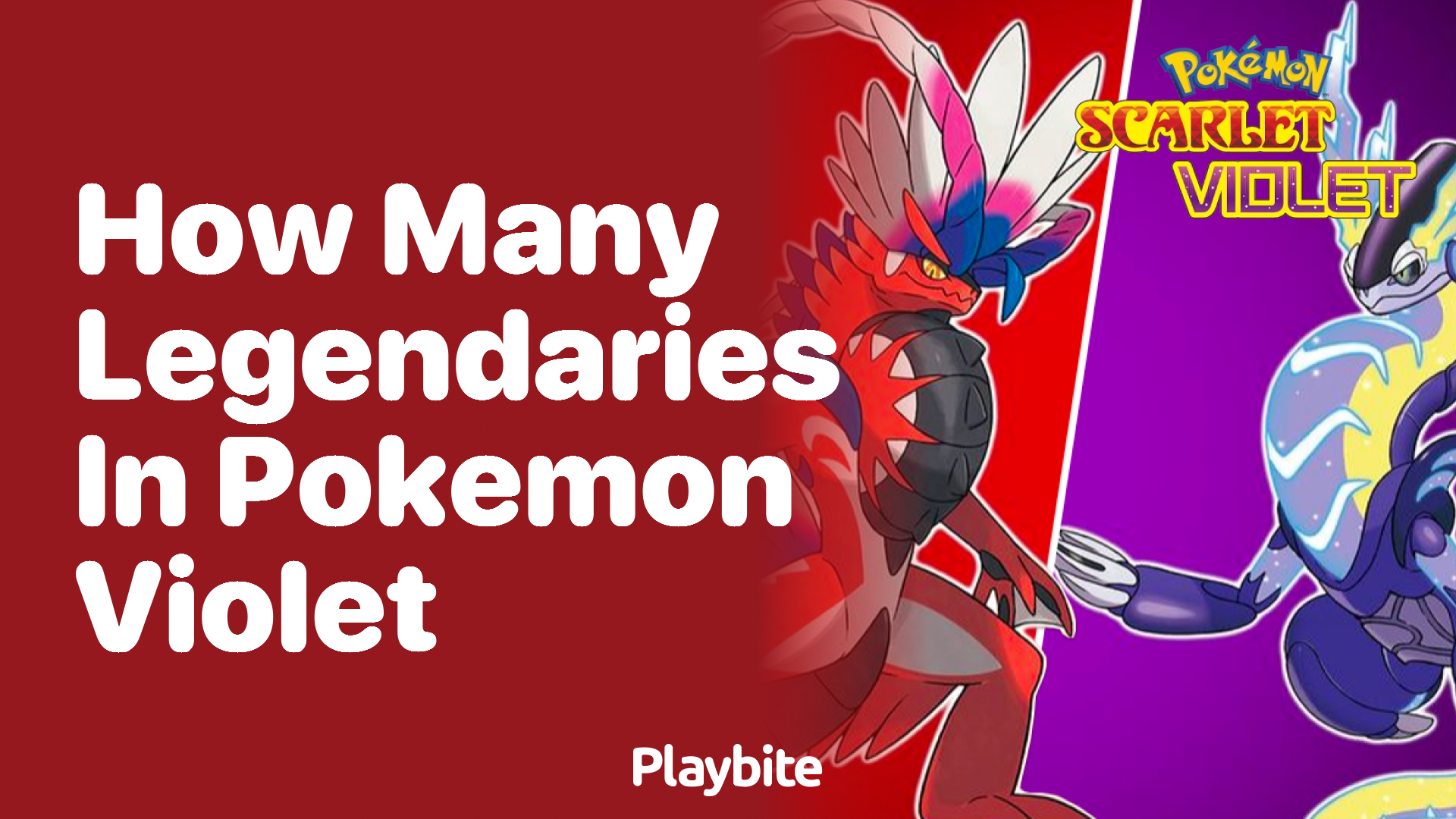 How many legendaries are in Pokemon Violet? - Playbite