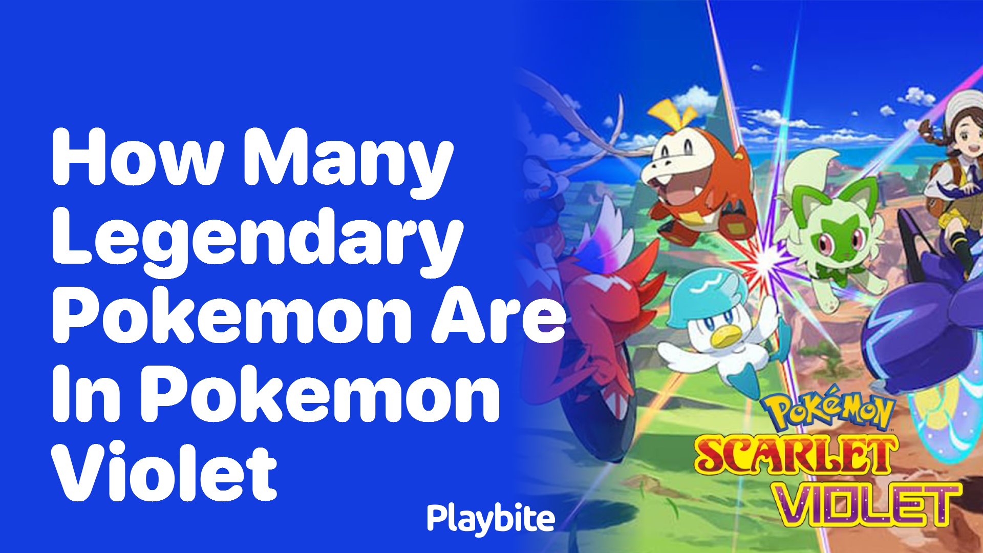 How many Legendary Pokémon are in Pokémon Violet? - Playbite