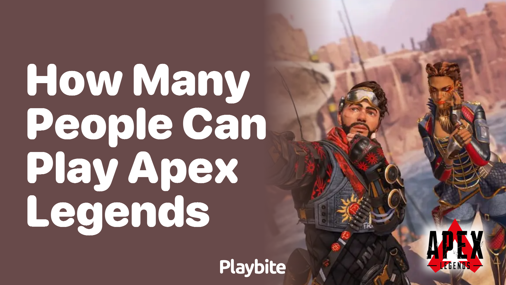 How many people can play Apex Legends? - Playbite
