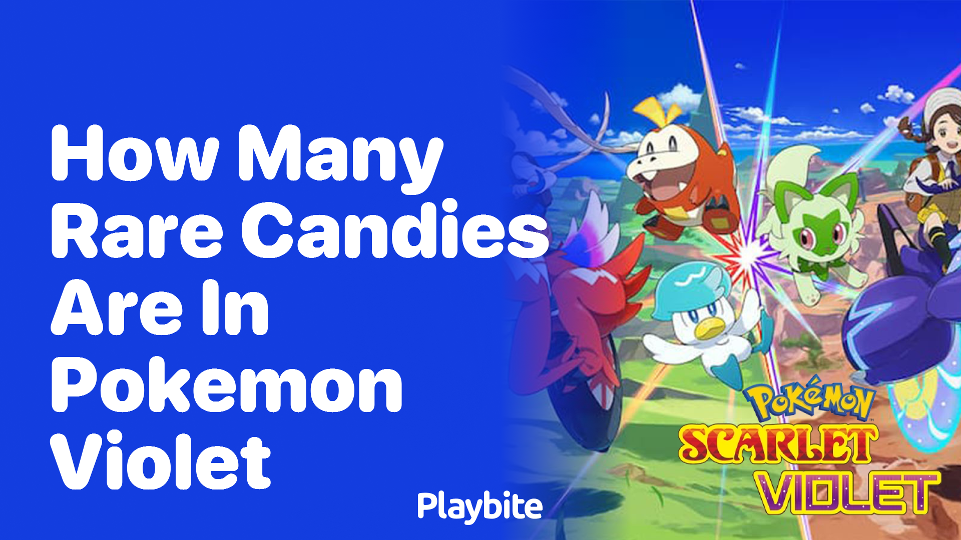How many rare candies are in Pokemon Violet? - Playbite