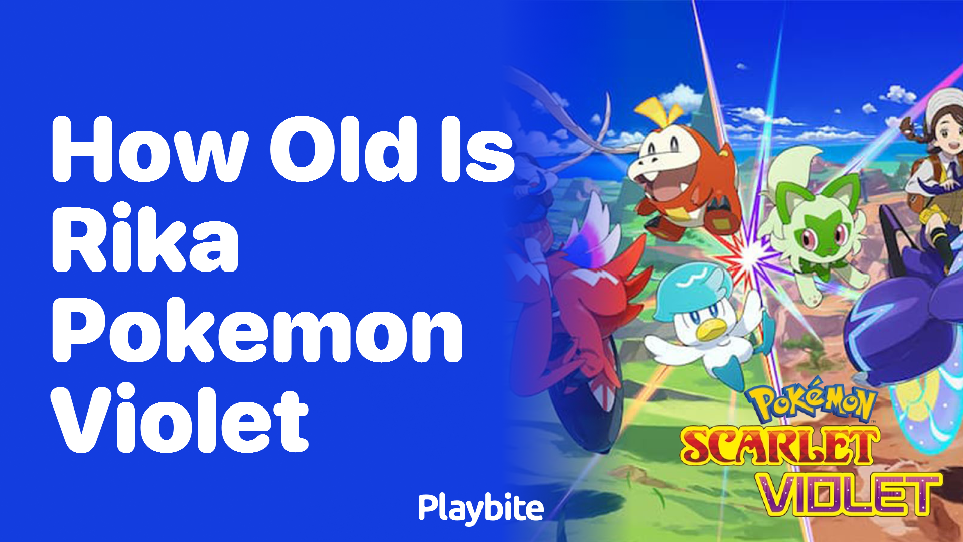 How old is Rika in Pokemon Violet? - Playbite