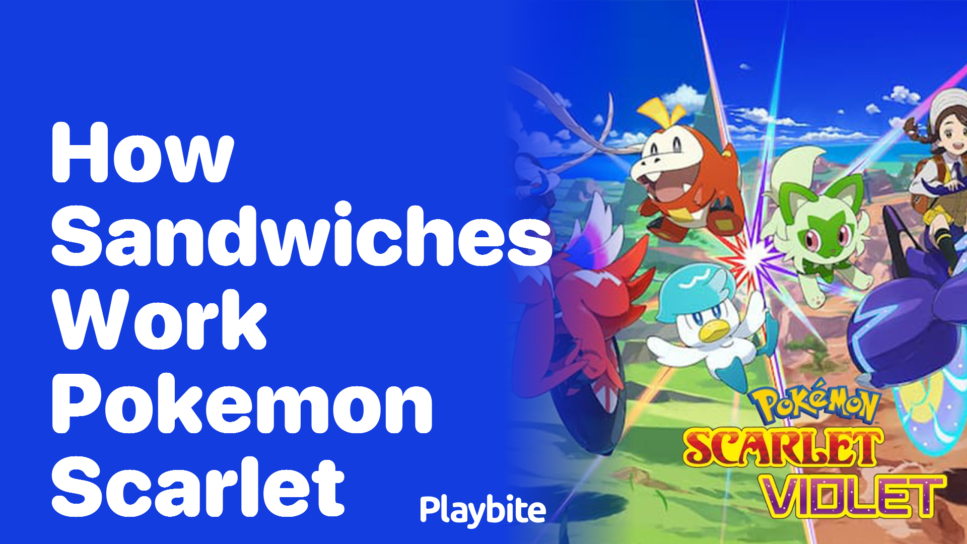 How do sandwiches work in Pokemon Scarlet and Pokemon Violet? - Playbite