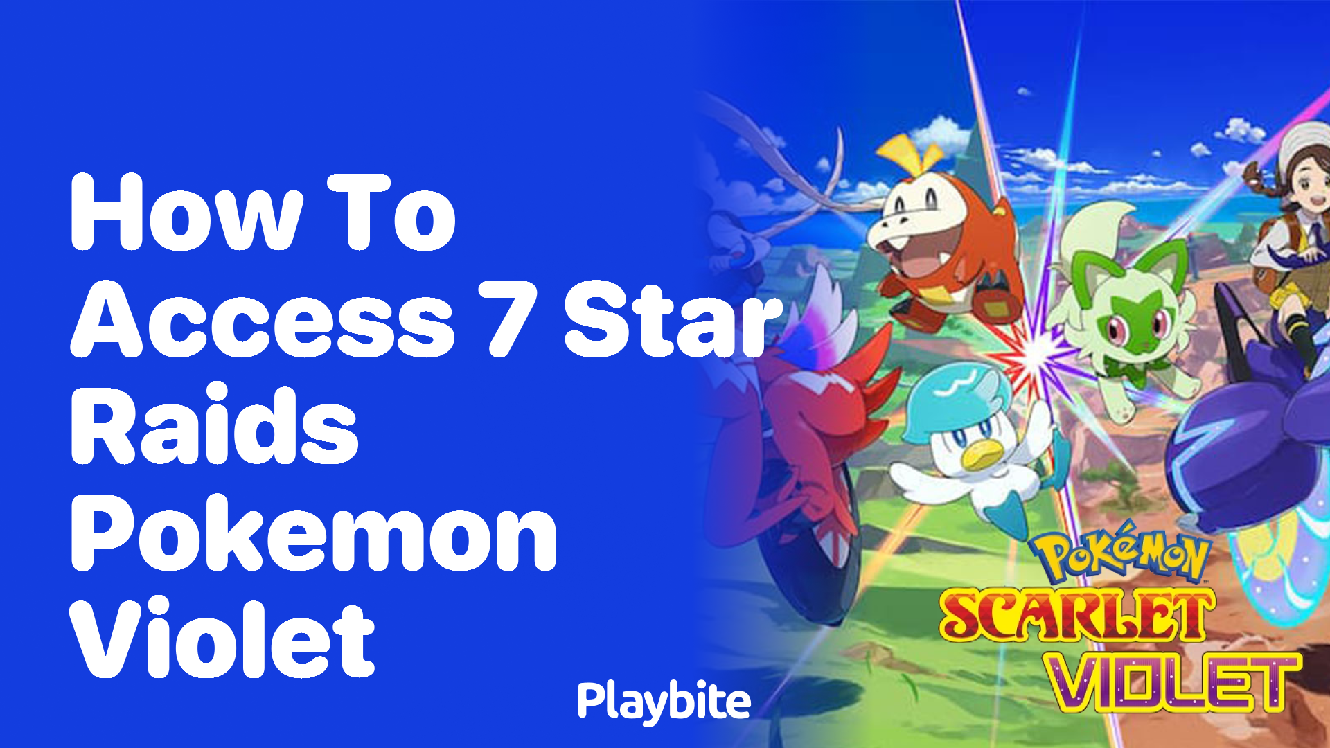 How to Access 7-Star Raids in Pokemon Violet - Playbite