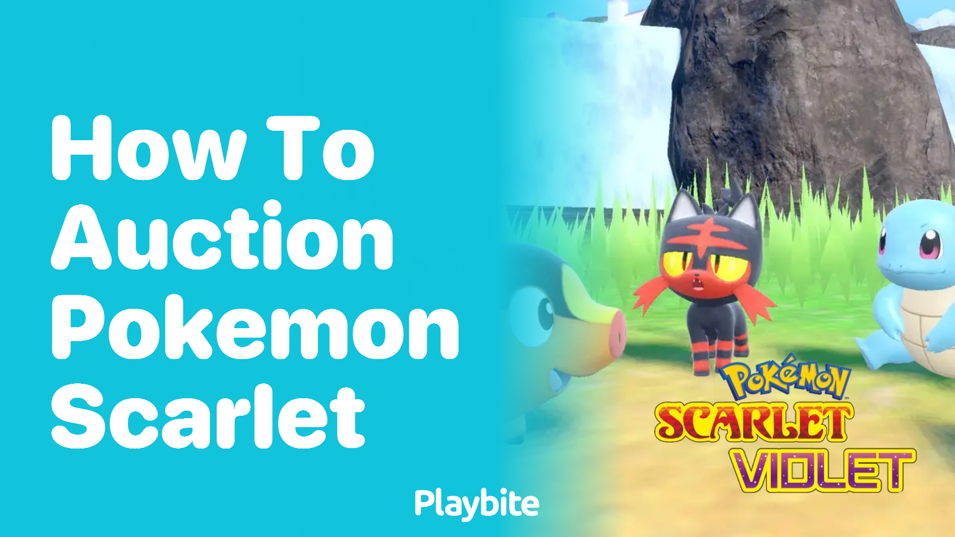 How to Auction Pokemon Scarlet - Playbite