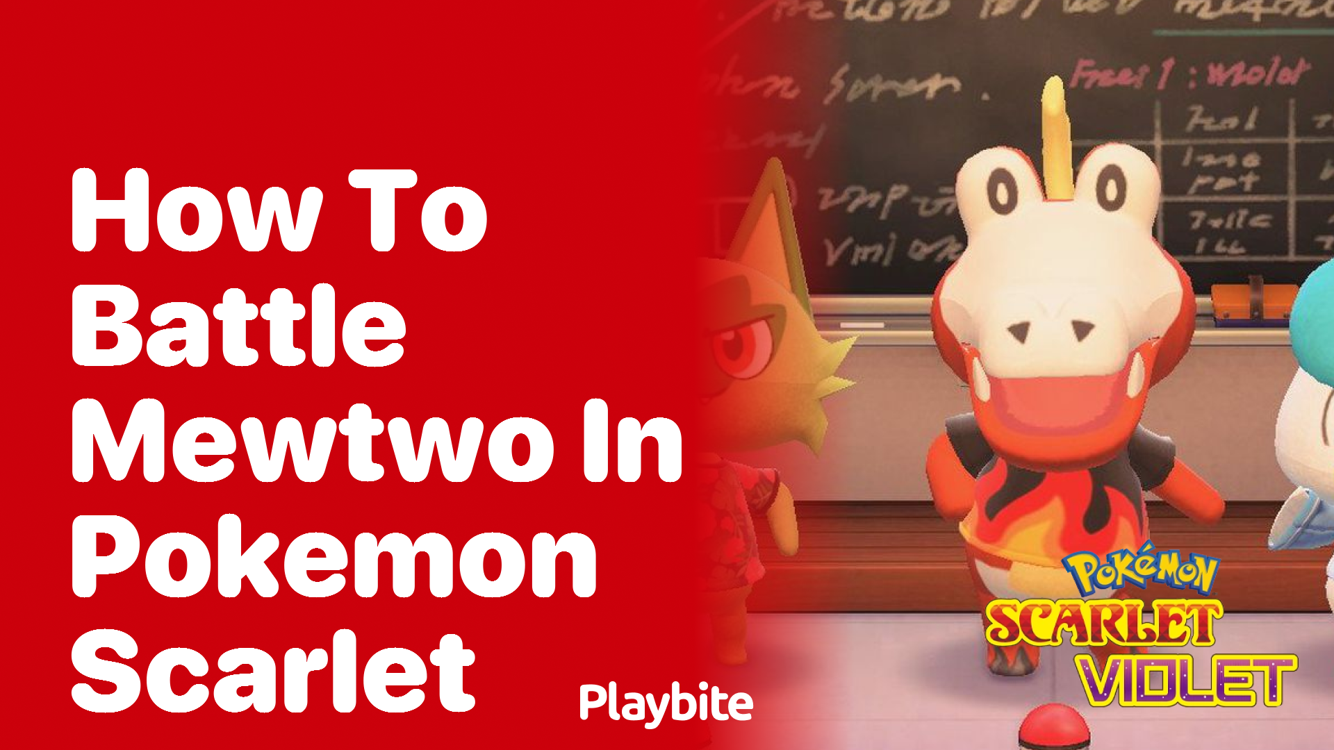 How to battle Mewtwo in Pokemon Scarlet - Playbite