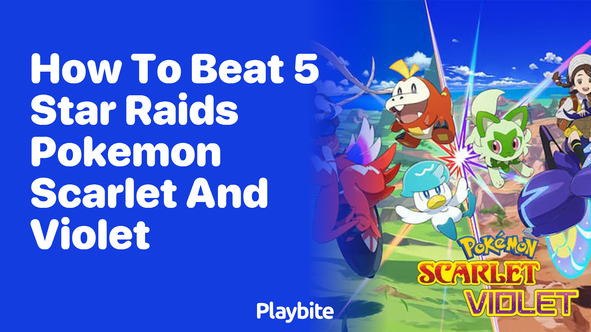 How to Beat 5-Star Raids in Pokemon Scarlet and Violet - Playbite