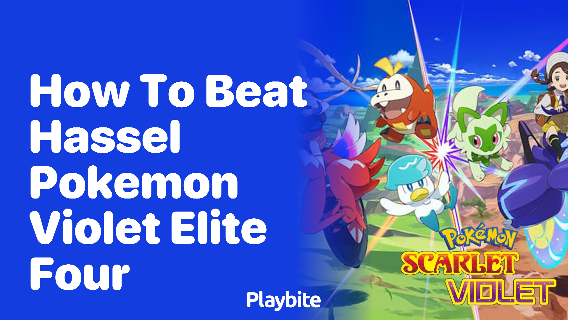 How to Beat Hassel in Pokemon Violet's Elite Four - Playbite