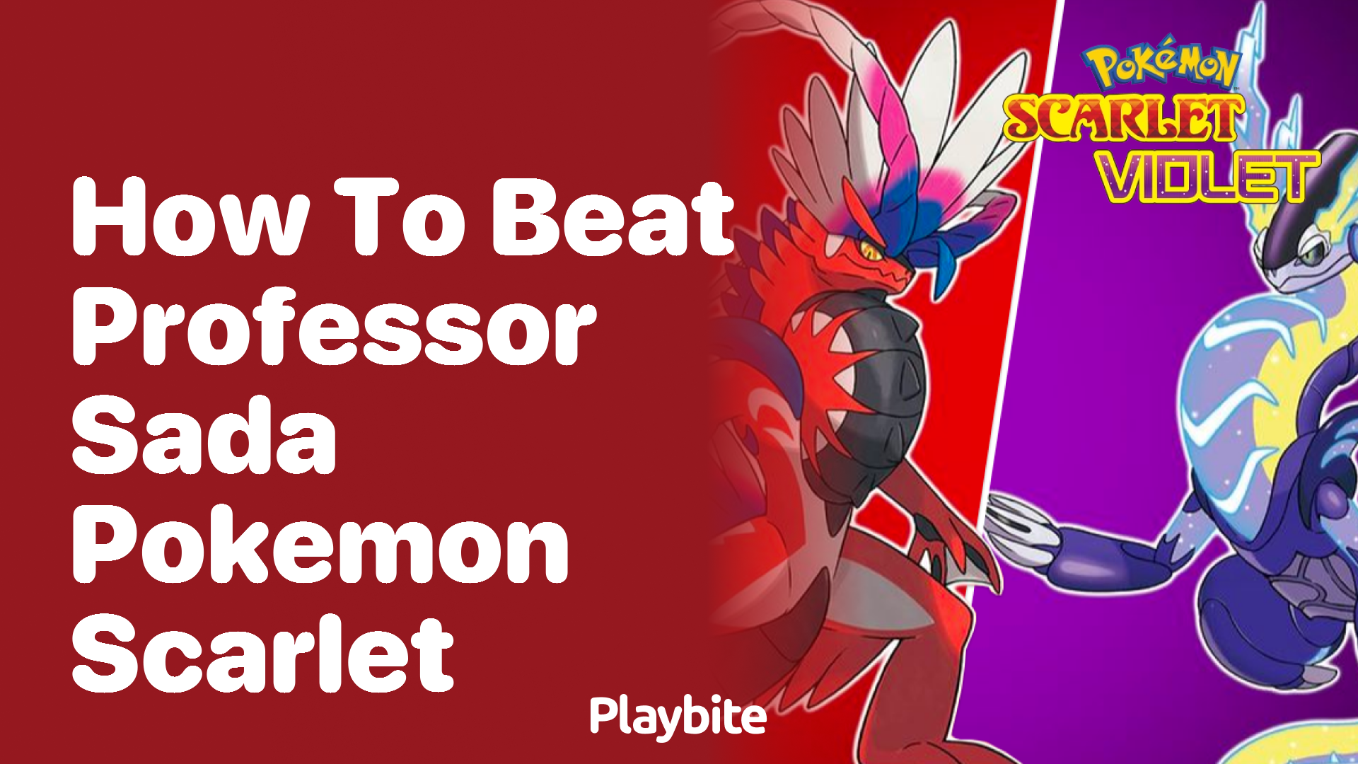 How to Beat Professor Sada in Pokemon Scarlet - Playbite