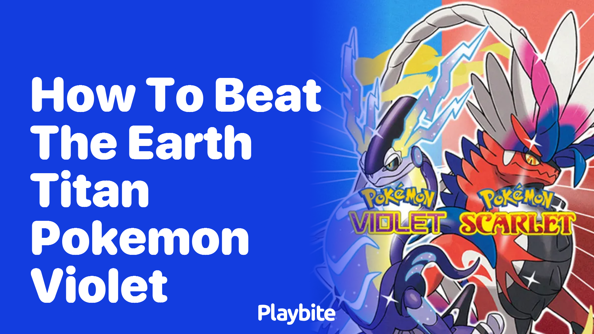 How to Beat the Earth Titan in Pokémon Violet - Playbite