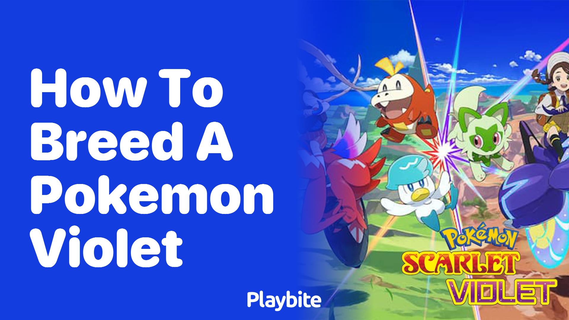 How to Breed a Pokemon in Pokemon Violet - Playbite