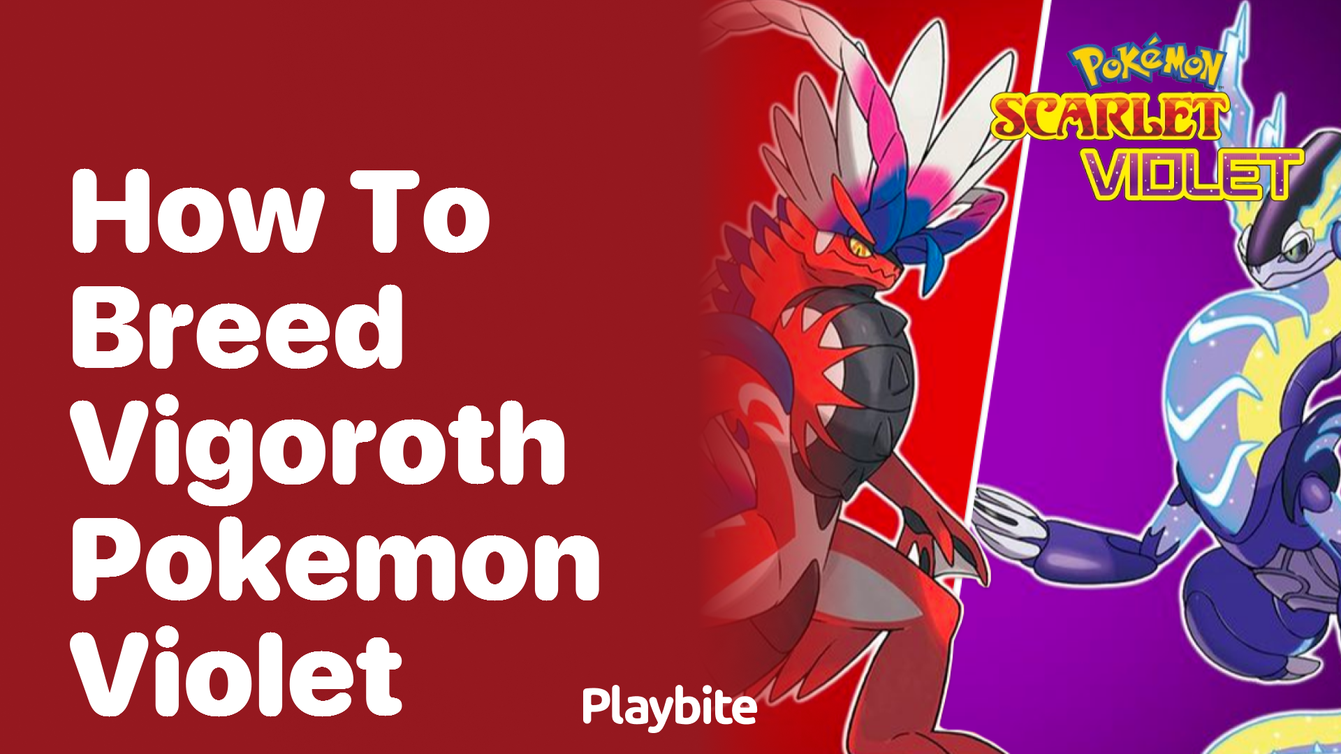 How to Breed Vigoroth in Pokemon Violet - Playbite
