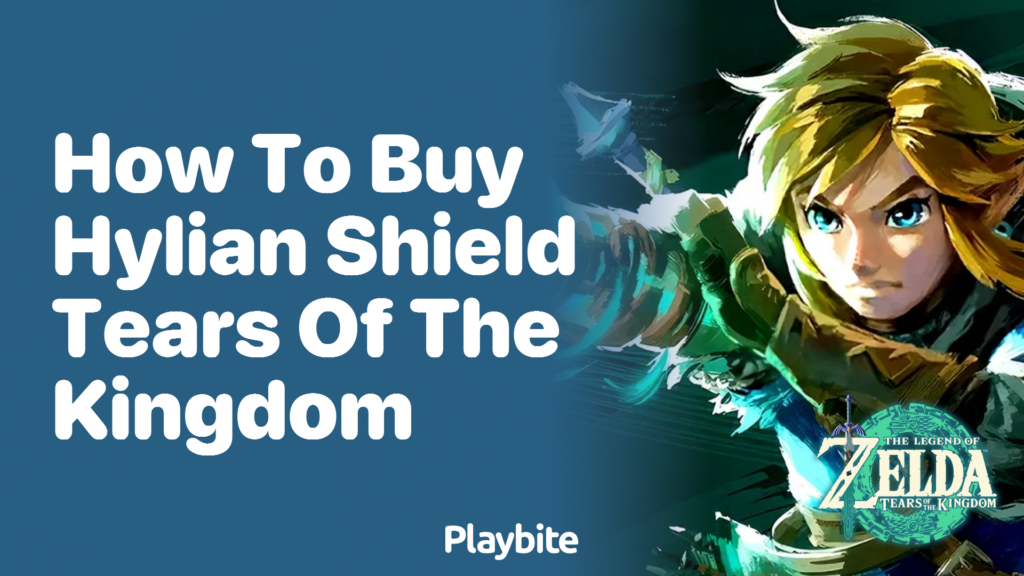 How to Buy the Hylian Shield in Tears of the Kingdom - Playbite