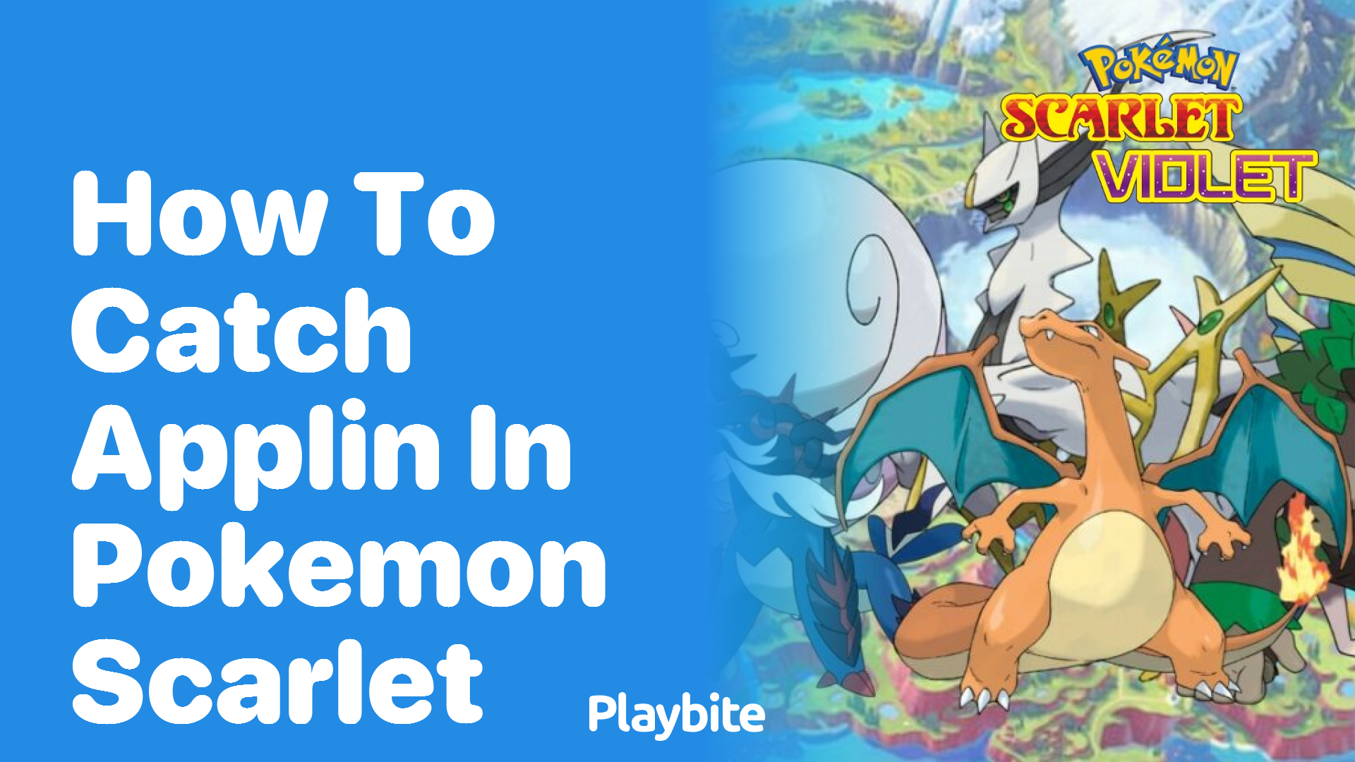 How to catch Applin in Pokémon Scarlet - Playbite