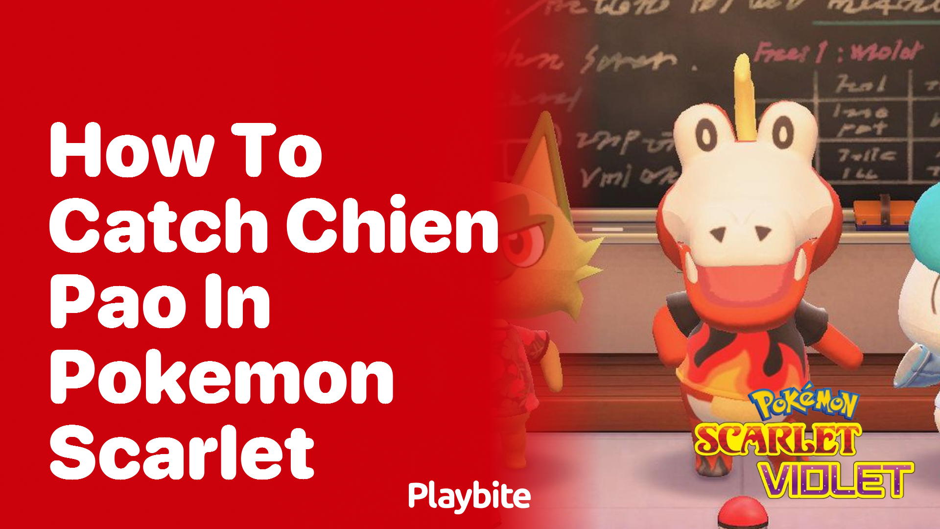 How to Catch Chien Pao in Pokemon Scarlet - Playbite