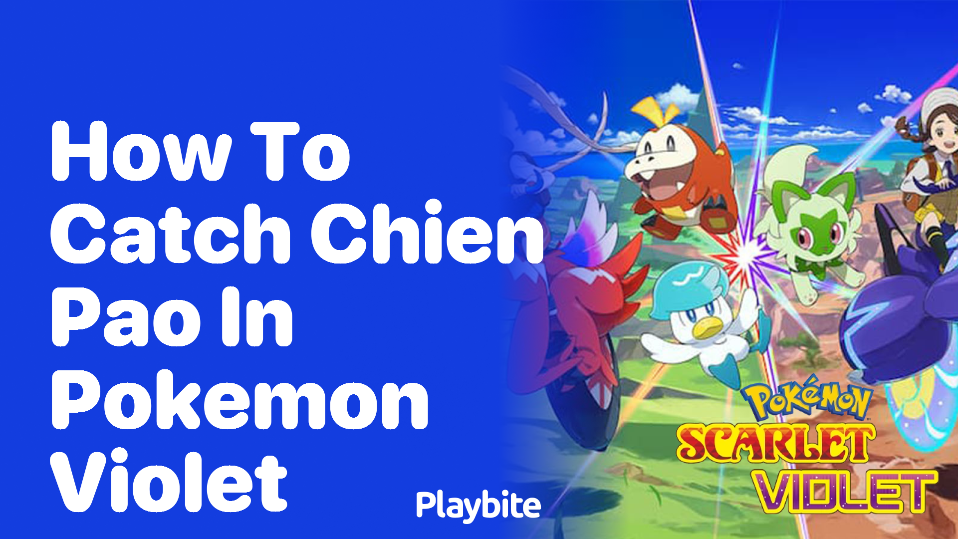 How to Catch Chien Pao in Pokemon Violet - Playbite