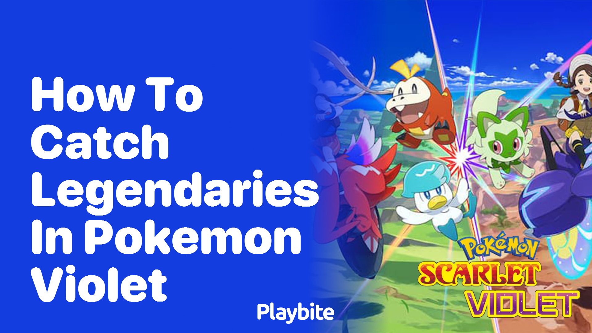 How to Catch Legendaries in Pokemon Violet - Playbite